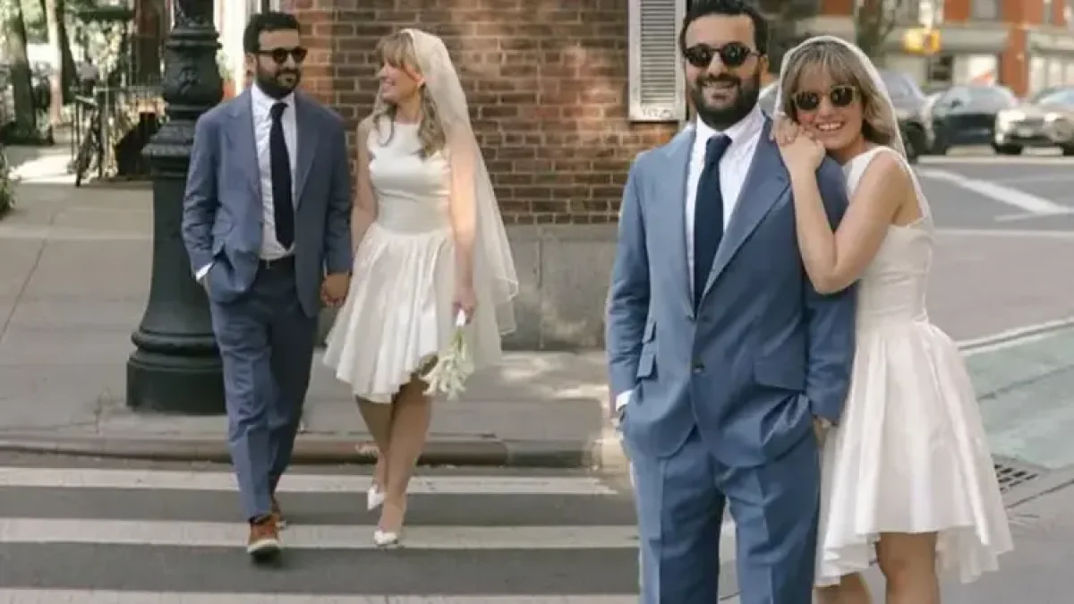 Hasan Can Kaya ile Duygu Karabaş, New York'ta Sürpriz Nikah