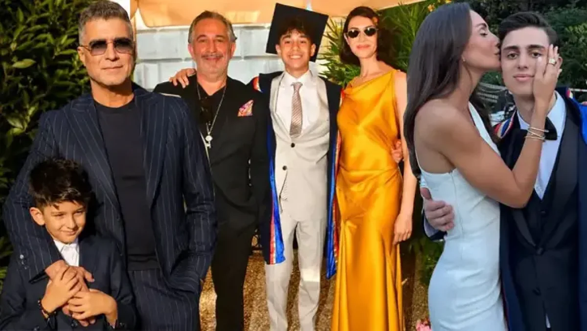 Özcan Deniz, Mustafa Sandal ve Cem Yılmaz Çocuklarını Mezun Etti