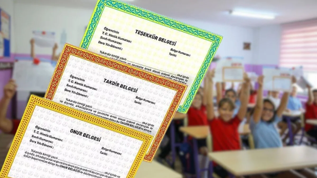 Takdir ve Teşekkür Belgesinde Devamsızlık Engel Değil